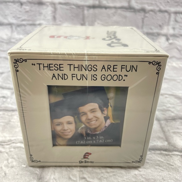 Other | Dr Seuss Picture Frame Cube Markings By Cr Gibson Graduation ...